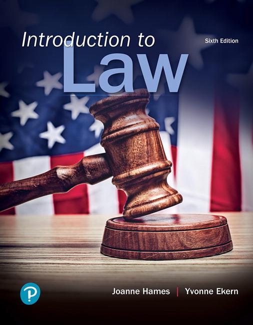 Introduction to Law 6th Edition (365 day access)