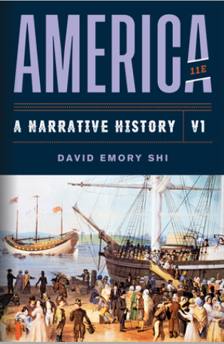 America A Narrative History Eleventh Edition V1 with Ebook, InQuizitive ...