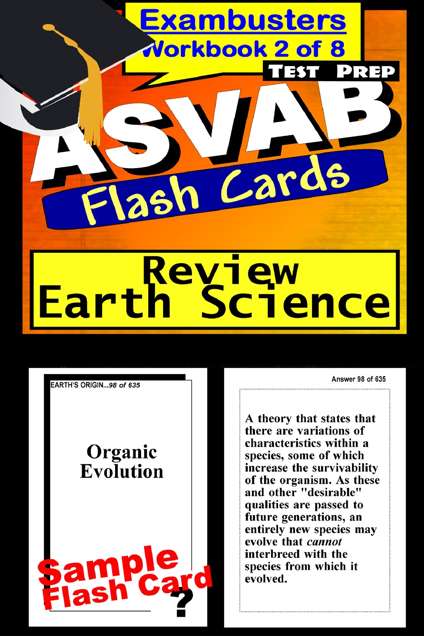 ASVAB Test Prep Earth Science Review--Exambusters Flash Cards--Workbook ...